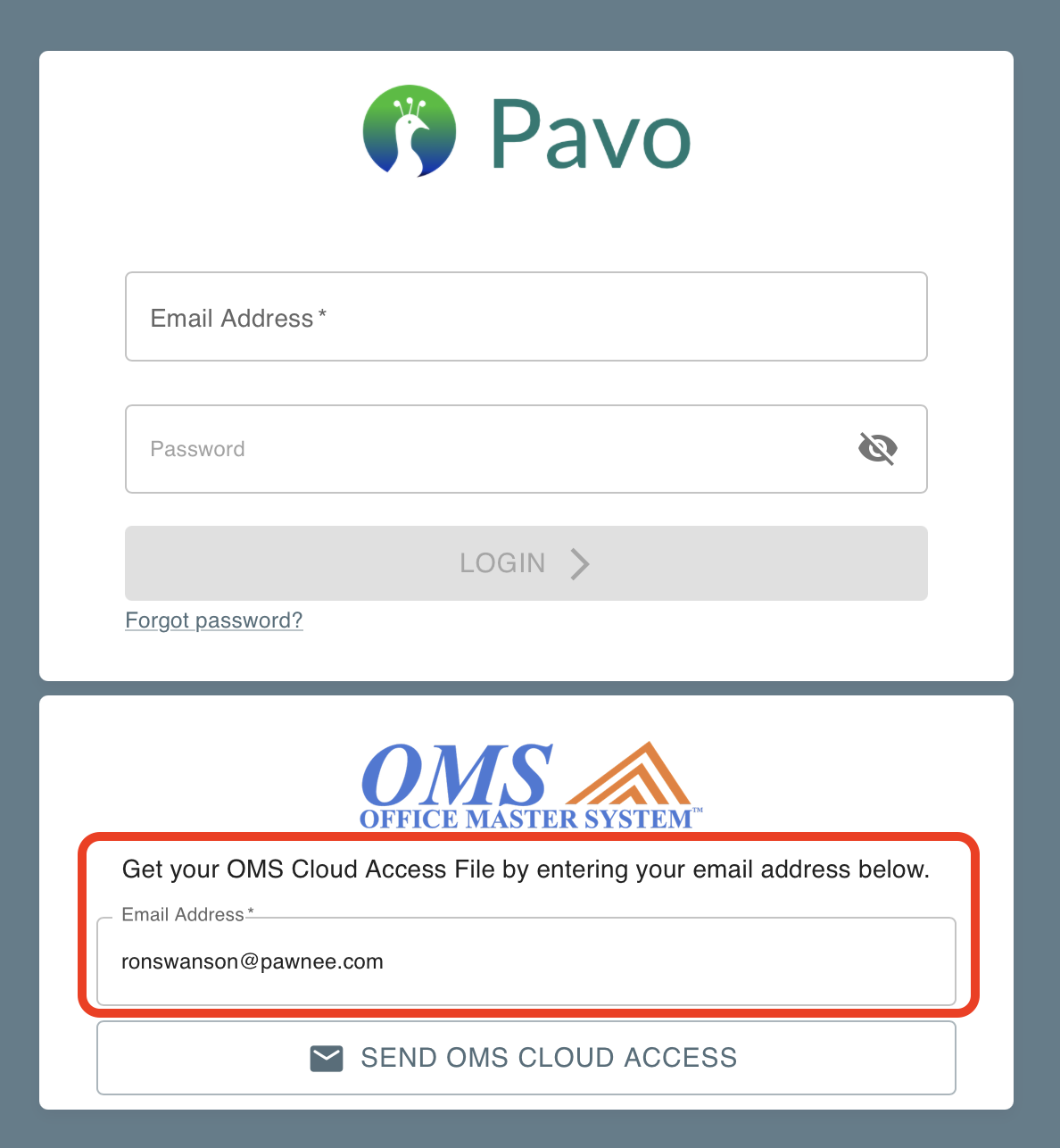 Accessing OMS Cloud (DEPRECATED)