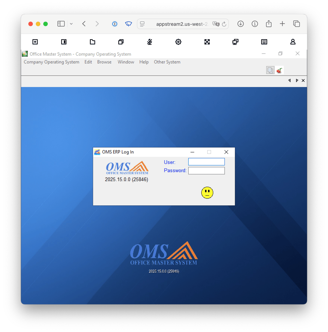 OMS Cloud with AppStream User Guide